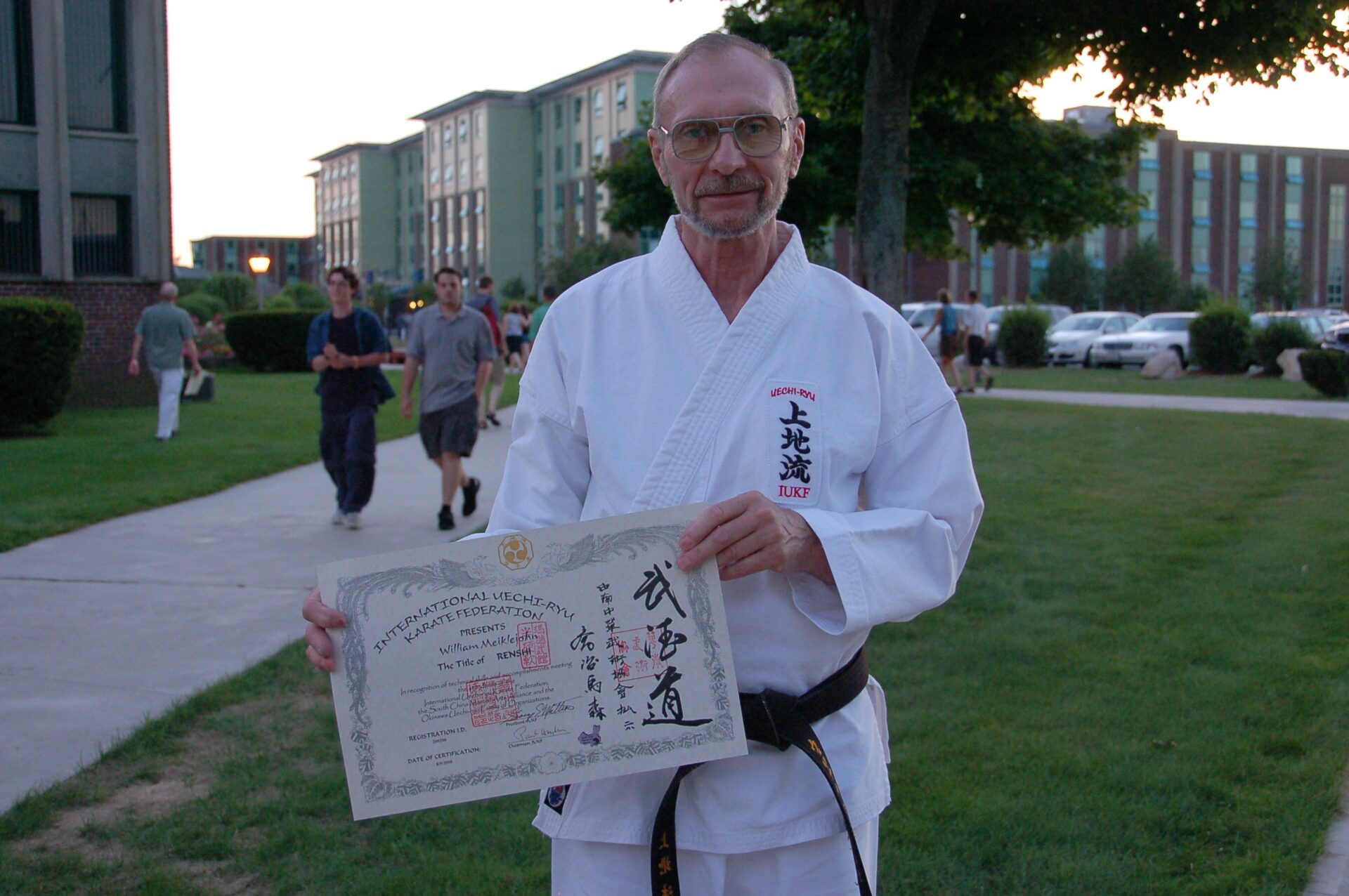 Sensei William Meiklejohn passed | Uechi-ryu Martial Arts